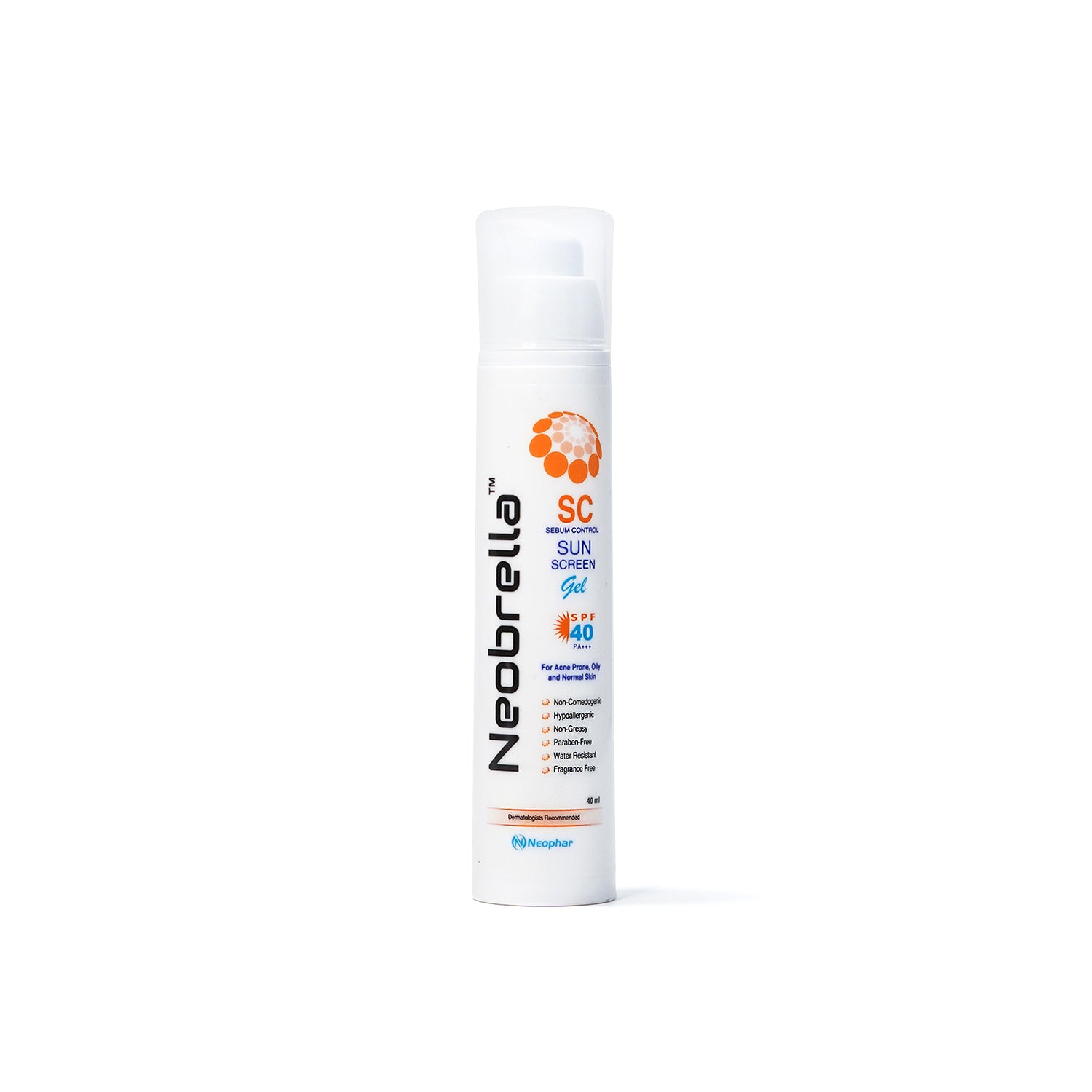 NEOBRELLA SC (Sebum control gel) (SPF 40 and PA +++) - Neophar Skin ...