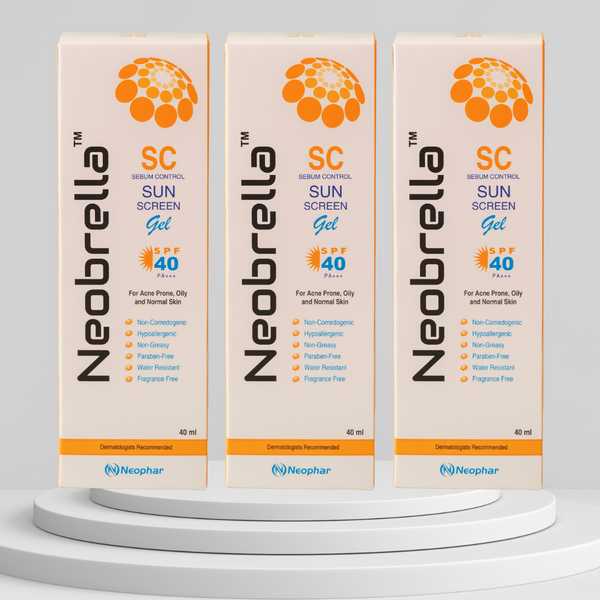 NEOBRELLA SC (Sebum control gel) (SPF 40 and PA +++) - Neophar Skin ...